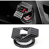 Amazon.com: Car Engine Start/Stop Button Cover, Zinc Alloy Car Push ...