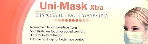 Uni-Mask Face Masks - 100 Pieces price in UAE | Amazon UAE | kanbkam