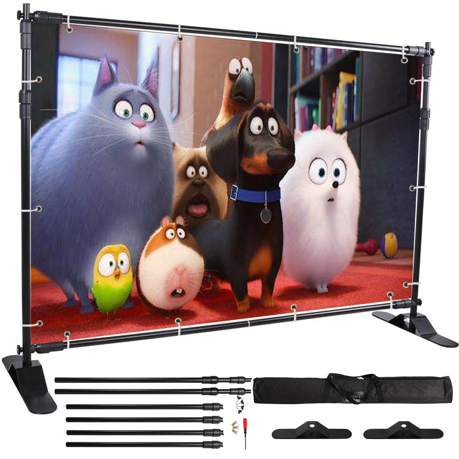 Mua VEVOR Backdrop Banner Stand 8 x 8 Ft Adjustable Heavy Duty ...