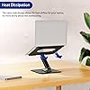 BESIGN LSX7 Laptop Stand with 360 Rotating Base, Ergonomic Adjustable ...