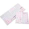 Amazon.com: ASHATA Universal English Keyboard Stickers, and White ...