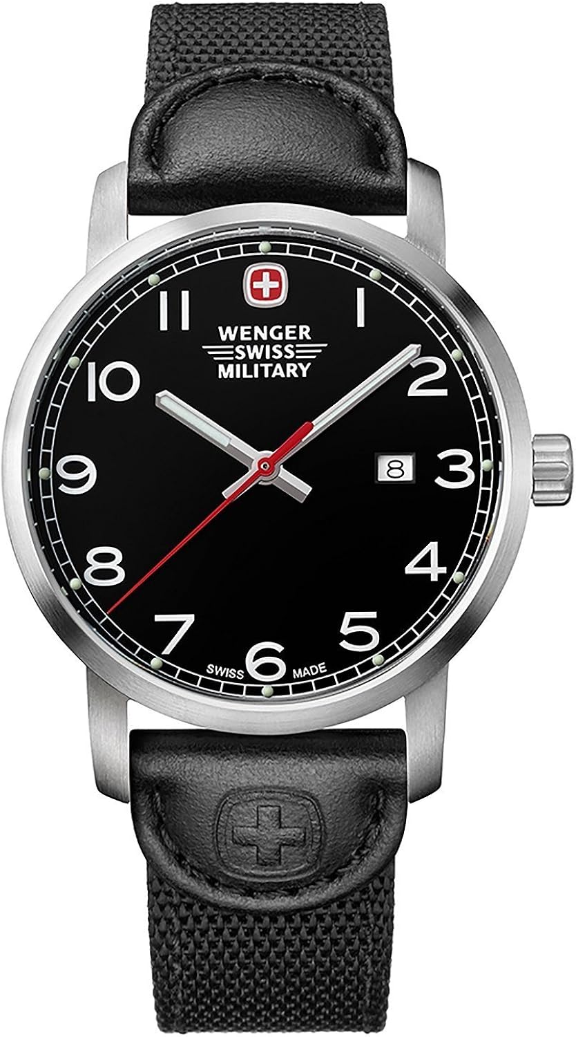 Wenger Swiss Military Men's Avenue Field Watch: Amazon.co.uk: Watches