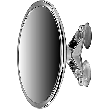 Amazon.com : 6" Suction Mount Mirror - 5X Magnifying Vanity Makeup ...