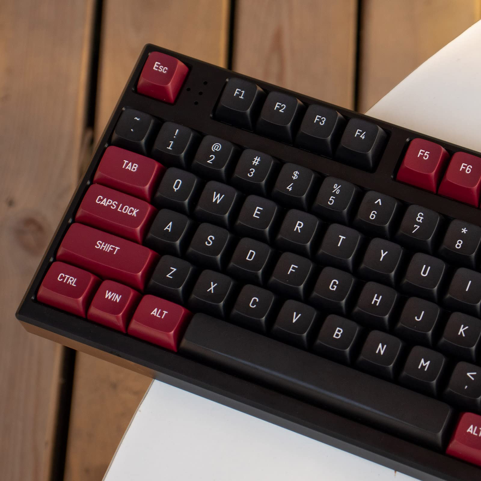 Mua mintcaps Black Red Keycaps Set 150 Keys MSA Profile Doubleshot ...