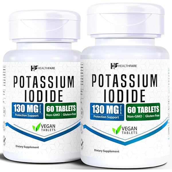 Iodine Pills Radiation Protection IOSAT Potassium Iodide Tablets - 3 ...