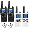 Amazon.com: 4 Long Range Walkie Talkies Rechargeable for Adults SAMCOM ...