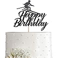 Amazon.com: Black Snowboard Cake Topper, Extreme Snowboarding ...