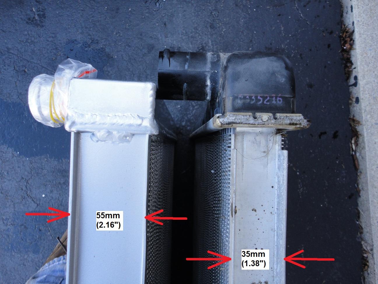 Chevrolet Corvette Full Aluminum 3-Row Racing Radiator – C4 5.7L V8 L98 ...