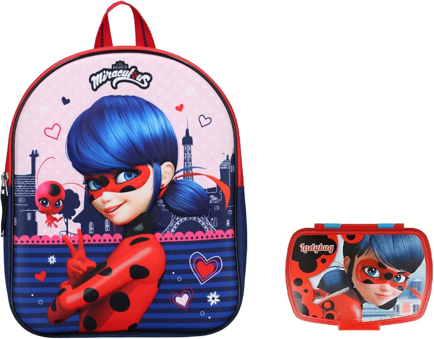 Ladybug miraculous backpack + lunchbox Miraculous ladybug – BigaMart