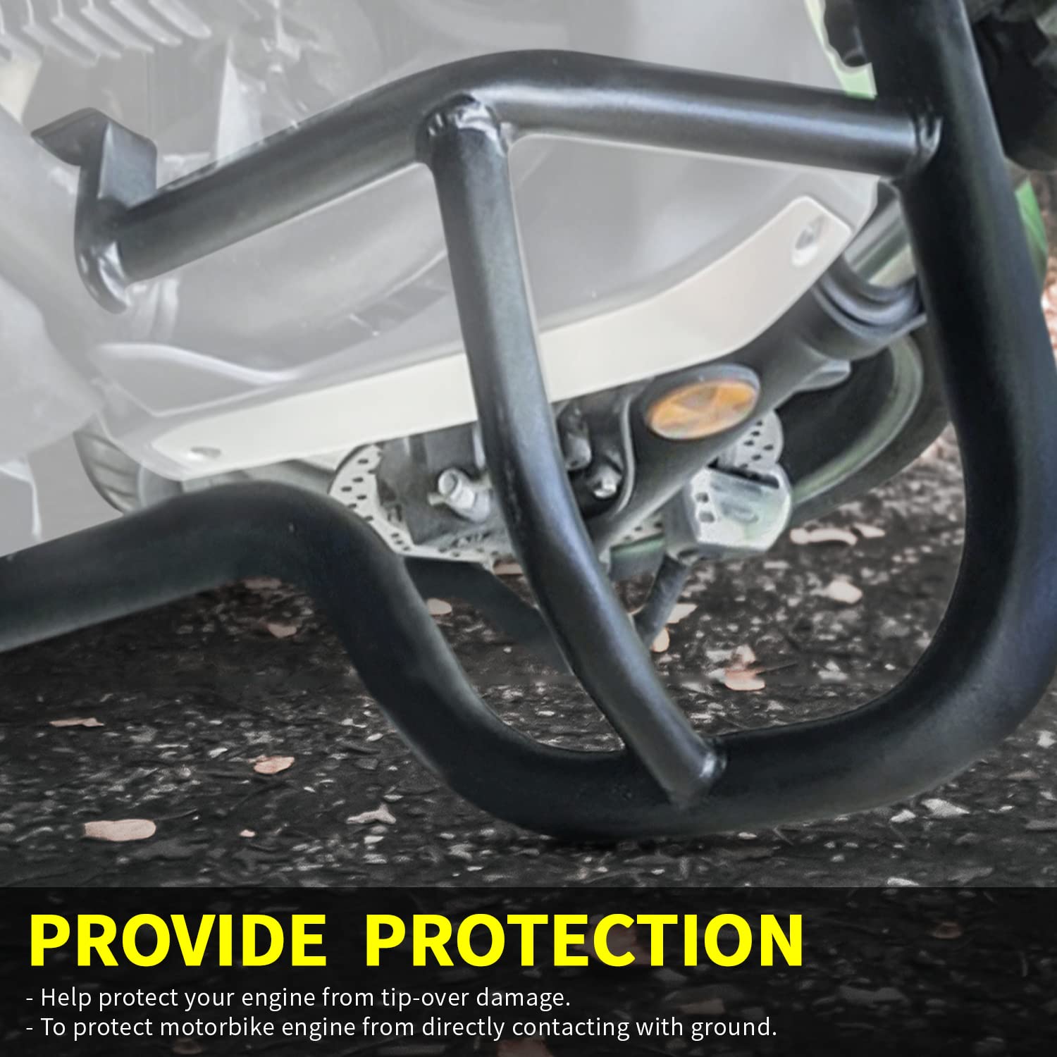 Mua VN650 EN650 Motorcycle Black Steel Highway Engine Guard Crash Bars ...