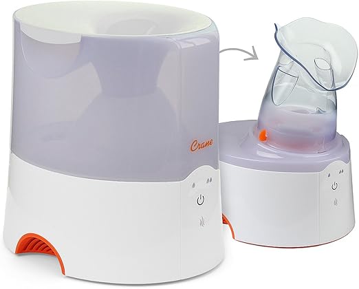 Amazon.com: Crane 2 in 1 Personal Steam Inhaler & Warm Mist Humidifier ...