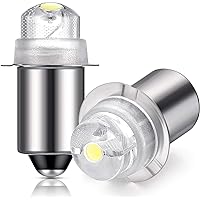 LED Bulb 3W DC 4-12V Flashlight Bulbs Replacement Torch Flashlight ...