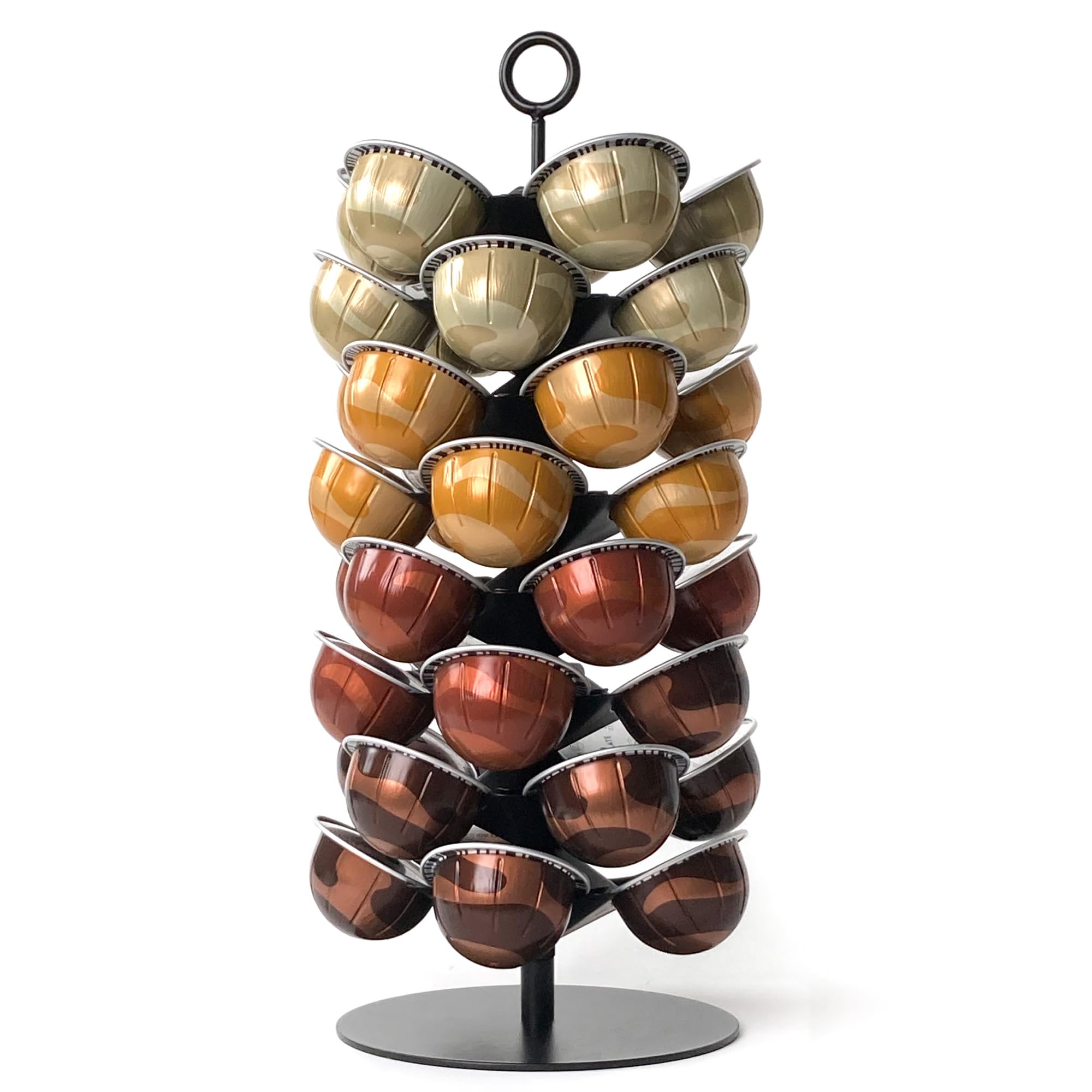 xympo Coffee Pod Carousel for Nespresso Vertuo Capsules, Holds 40 Pods ...