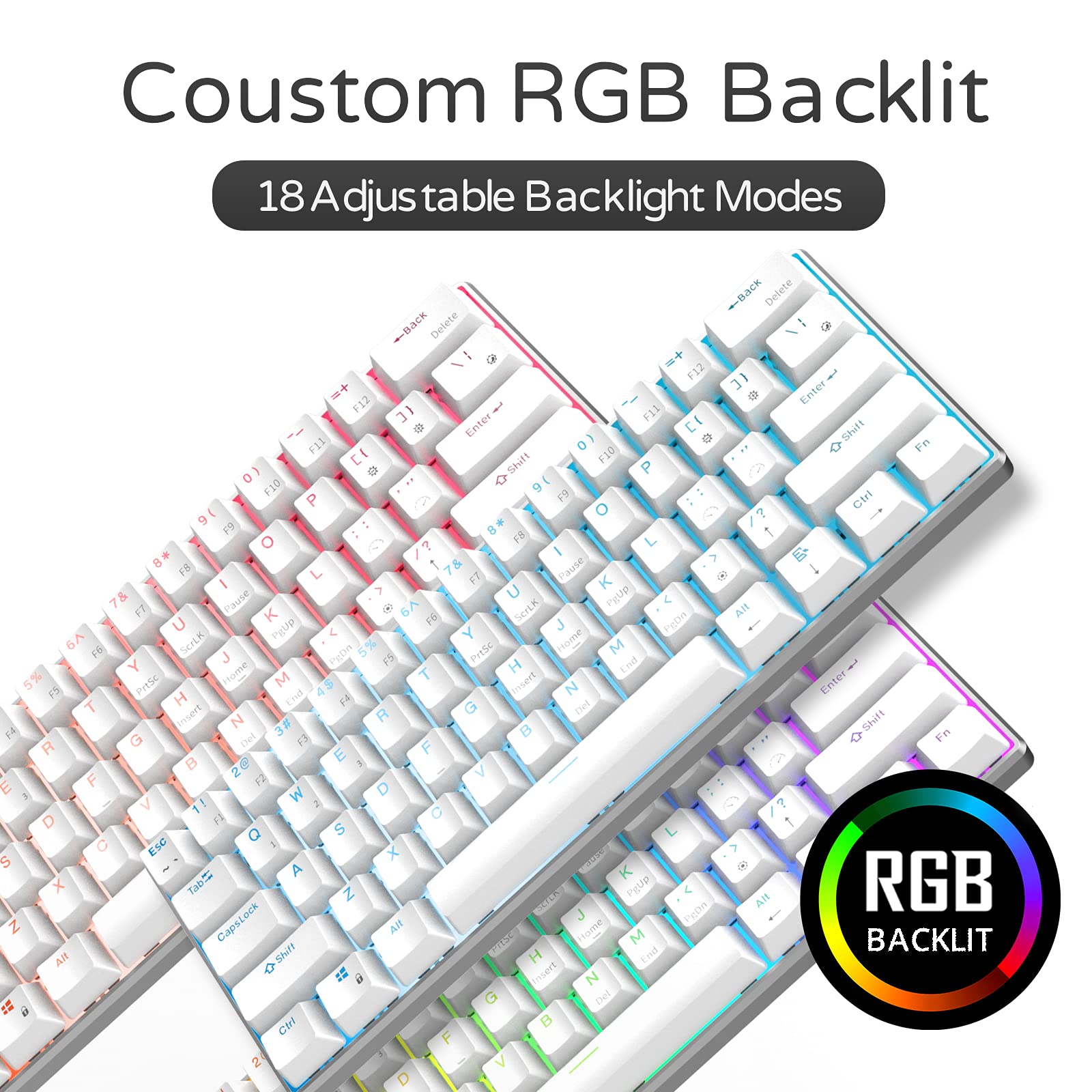 Mua RK ROYAL KLUDGE 60% Mechanical Keyboard RK61 Pro, Wireless Gaming ...