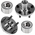 Amazon.com: Detroit Axle - Front 4pc Wheel Bearing and Hubs Kit for Toyota Corolla Matrix Celica ...