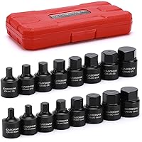 EPAuto Hex Bit Socket Set, SAE x 16, Metric x 16, 32 Pieces, Metric ...