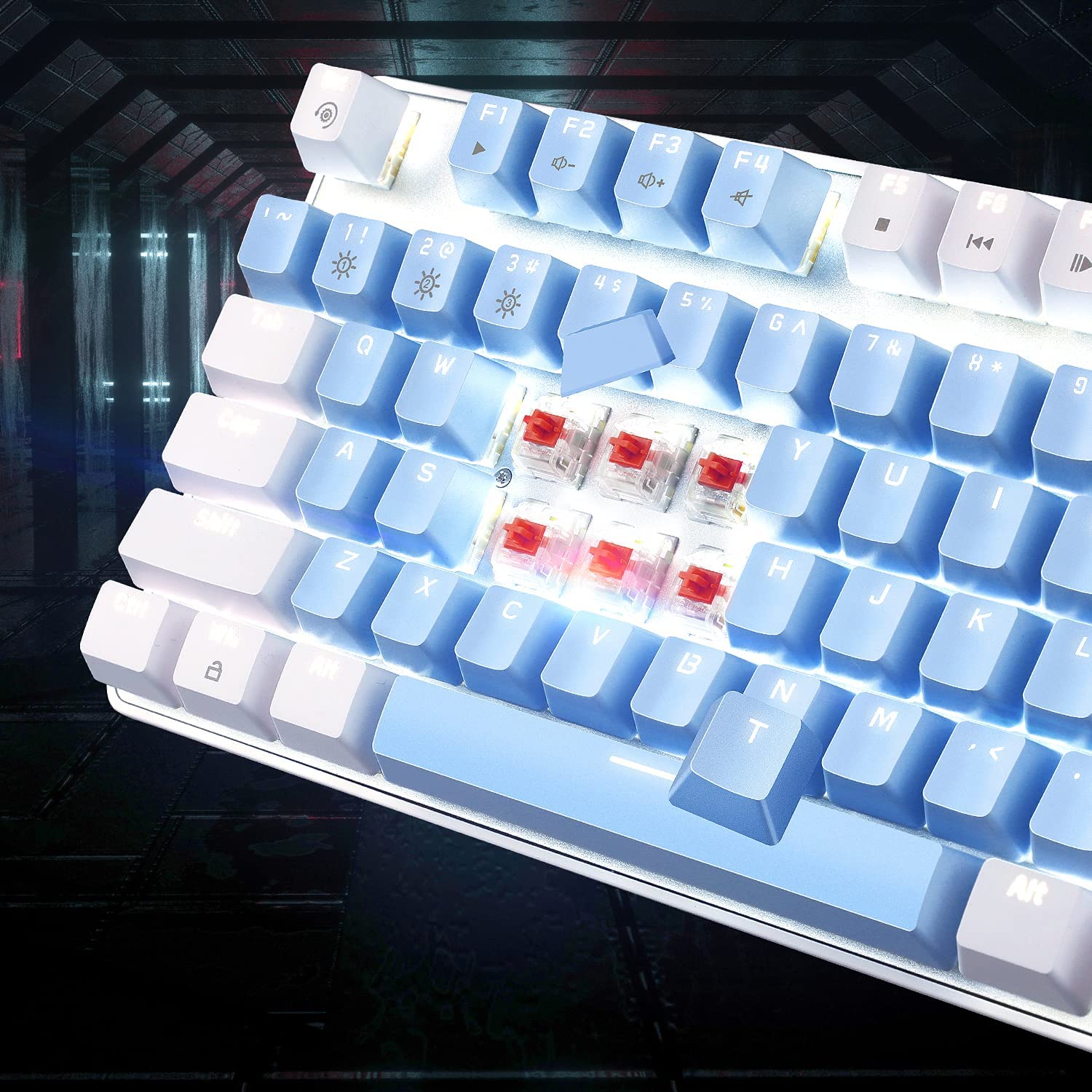 Mua MageGee Mechanical Gaming Keyboard, 104 Keys White Backlit ...
