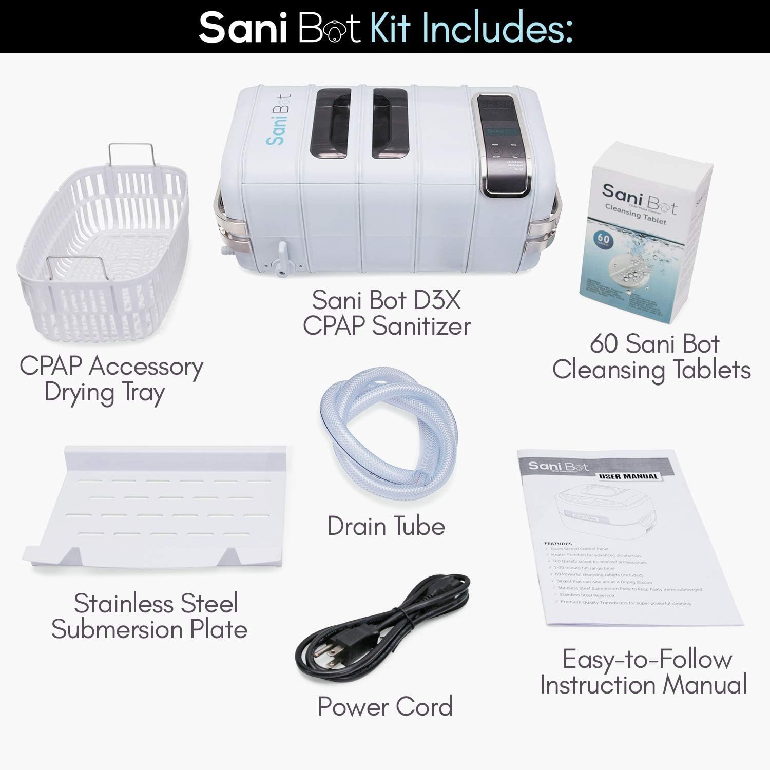 Sani Bot D3X Cpap Mask Sanitizer Cleaning Machine | Cpap Equipment ...