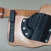 Amazon.com: Daltech Force Roughcut - Concealed Carry CCW Natural Leather Gun Belt - 15-17 oz ...