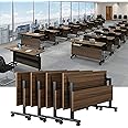 Amazon.com: Folding Conference Table,Mobile Conference Room Tables ...
