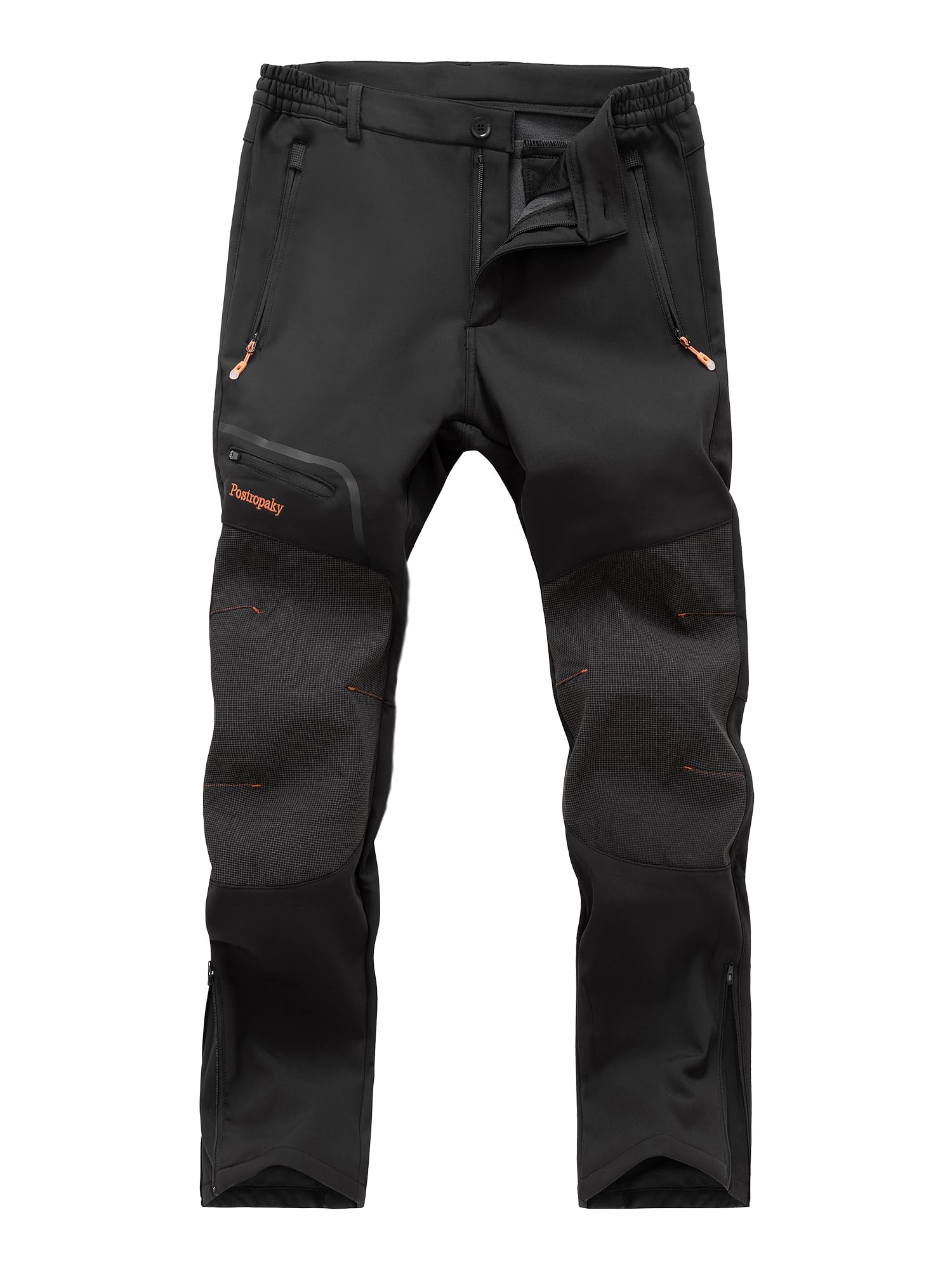 Postropaky Mens Hiking Snow Ski Pants Waterproof Outdoor Insulated ...