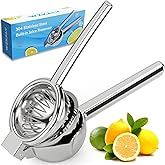 Amazon.com: Zulay Lemon Squeezer Stainless Steel with Premium Heavy Duty Solid Metal Squeezer ...