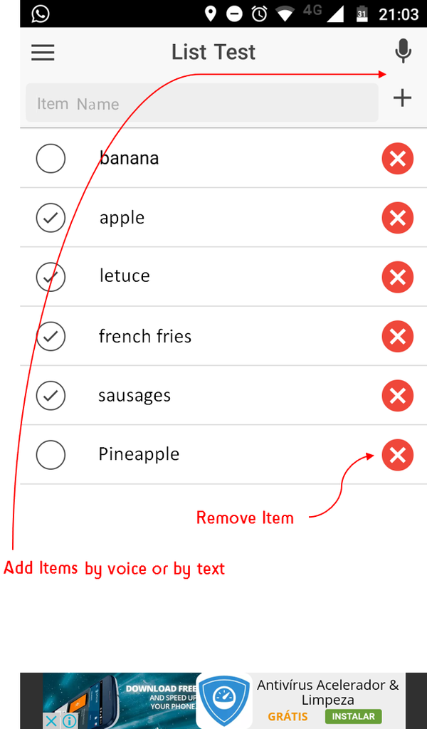Grocery List:Amazon.com:Appstore for Android