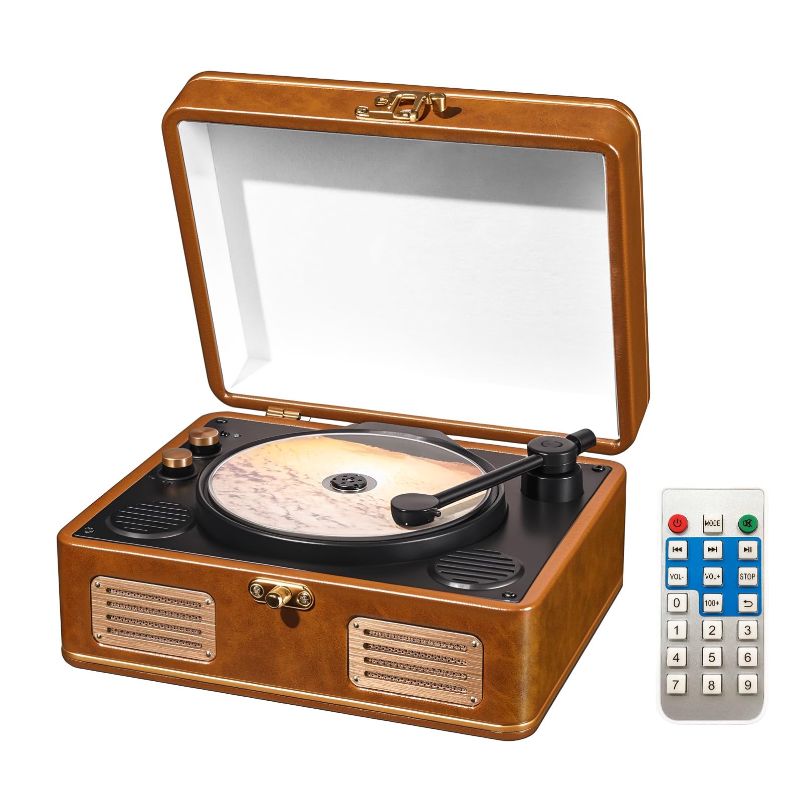 MANAYO Retro Portable CD Player with Bluetooth, Rechargeable Small ...