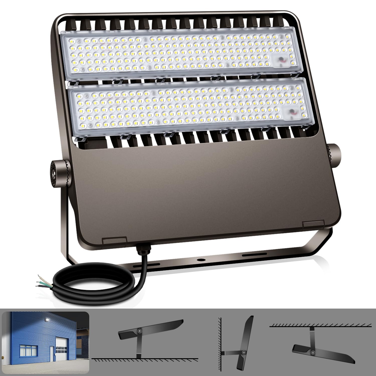 BIRITALO LED Stadium Flood Lights Outdoor 1600W Equivalent 36500LM ...