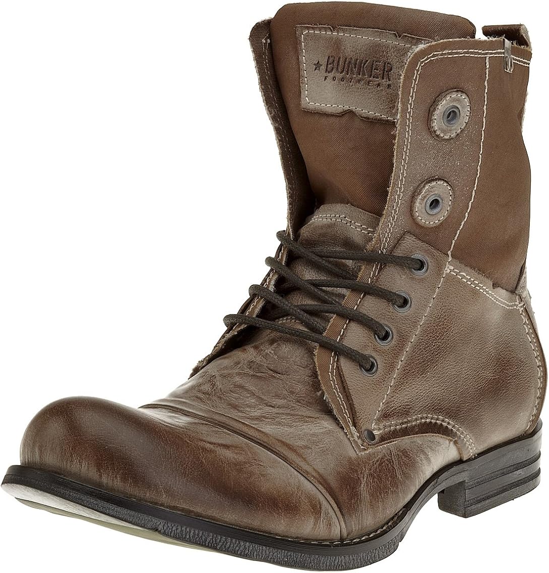 Bunker Men's Tar-na29 Lace Up Boot Natural 10 UK: Amazon.co.uk: Shoes ...