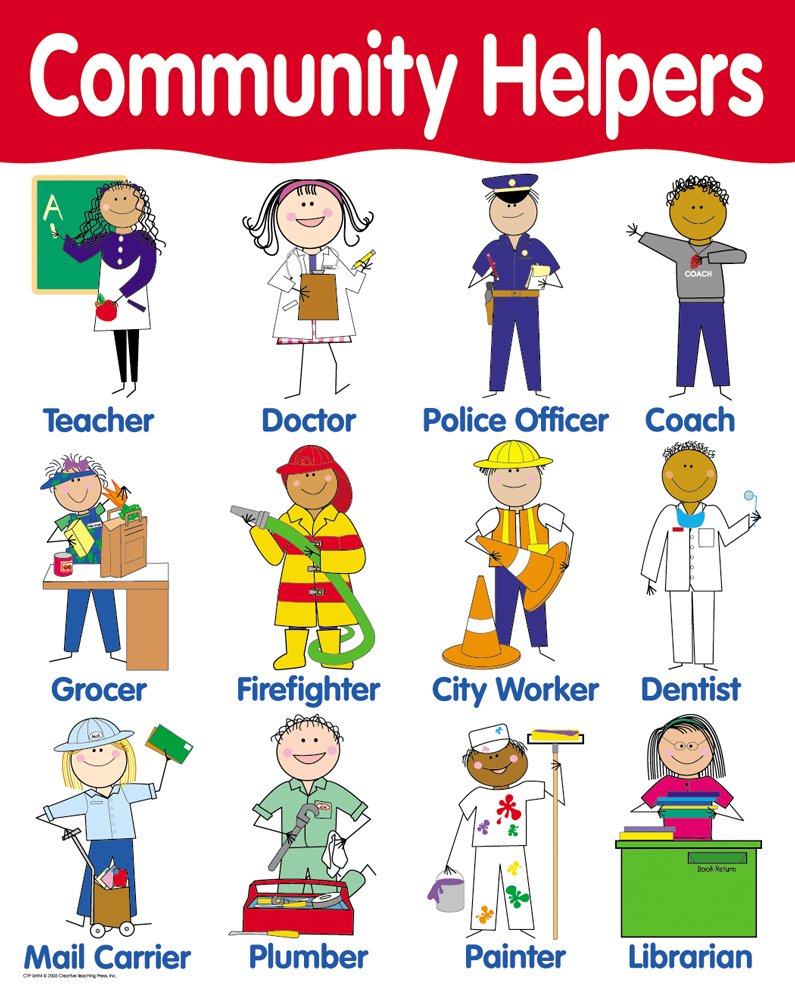 Community Helpers A Web For Preschoolers Create Web