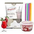 Amazon.com: Fusion Select Ultimate Pomegranate Bubble Tea DIY Kit – 3-in-1 Bubble Tea Powder ...