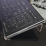 Amazon.com: Richboom Clear Acrylic Tilted Computer Keyboard Holder for ...