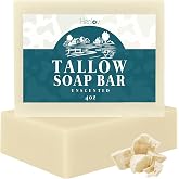 Amazon.com : Beef Tallow Soap Bar – All Natural Grass Fed Tallow Soap ...