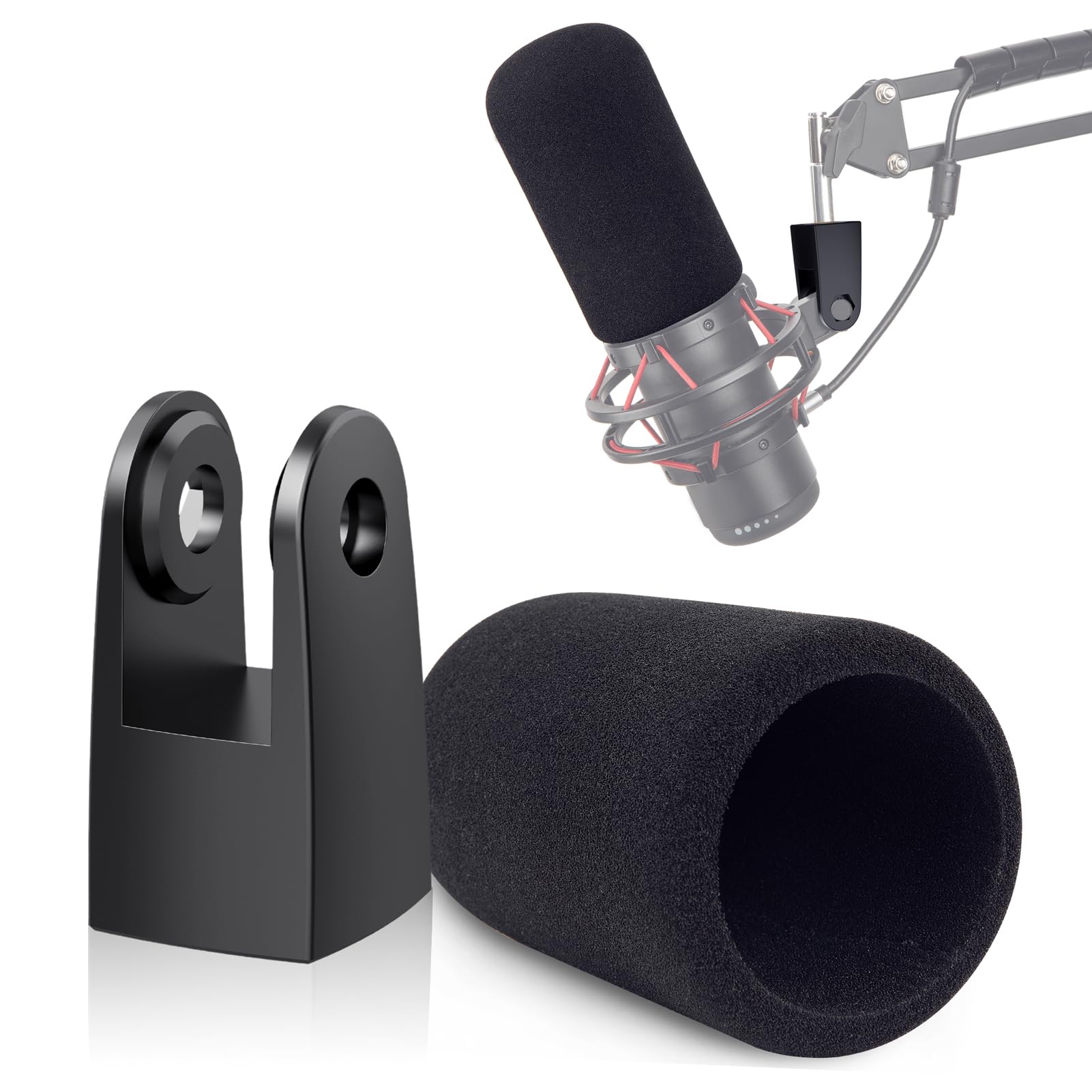 Mua YOUSHARES HyperX Quadcast Mount Adapter with Microphone Covers Foam ...
