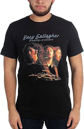 Rory Gallagher - Mens Photo-Finish T-Shirt, X-Large, Black: Amazon.ca ...