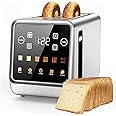 Amazon.com: Touch Screen Toaster 2 Slice, Stainless Steel Smart Digital ...