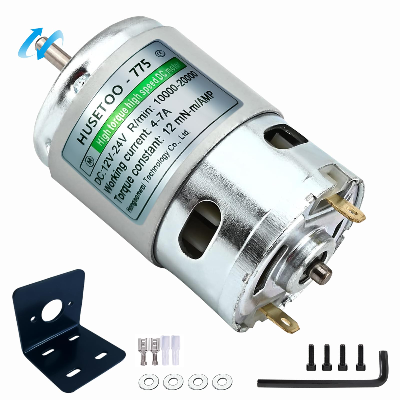 Mua 775 DC Motor 12v DC Motor High Torque DC Motor Max 20000 RPM Dual ...