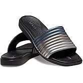 Amazon.com | Crocs Women's Kadee Slide, Sandals for Women, Silver, 4 ...