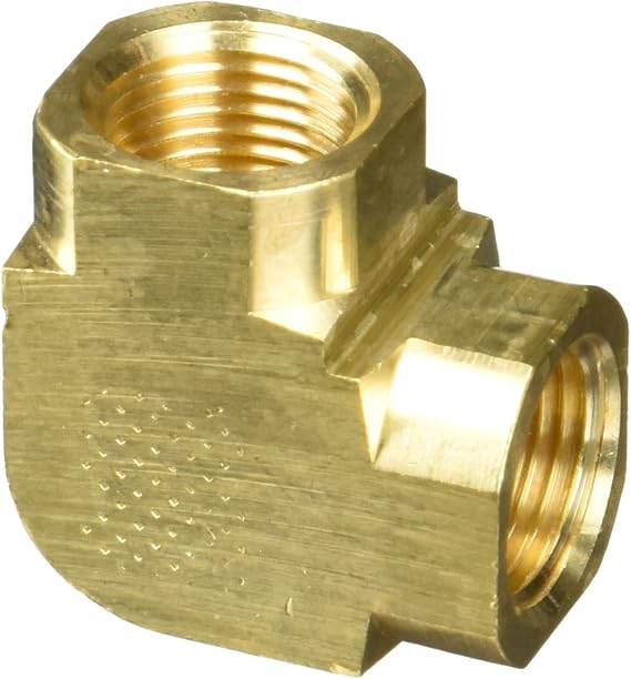 Amazon.com: Edelmann 200600 Brass 90 Degree Elbow Fitting - 3/8" Female ...