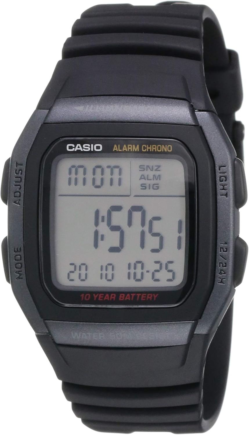 Casio W-96H-1BVDF D054 (D054) – Montre-Bracelet: Amazon.fr: Montres