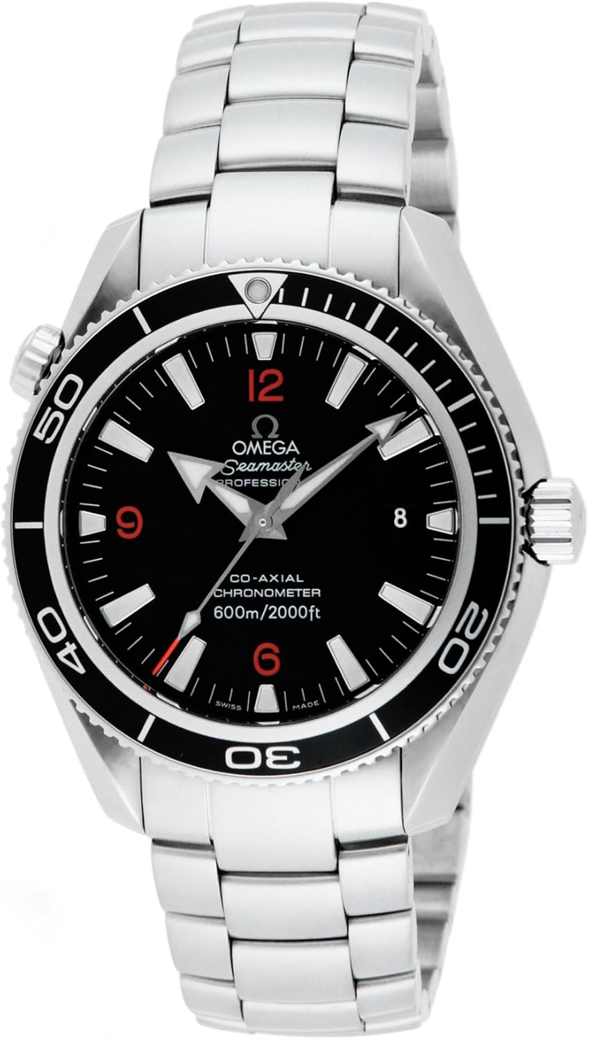 Amazon.com: Omega Men's 2201.51.00 Seamaster Black Dial Watch: Planet ...