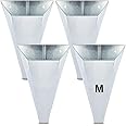 Amazon.com : Mumufy 4 Pcs Medium Galvanized Steel Poultry Restraining Cones Flat Back Funnel ...