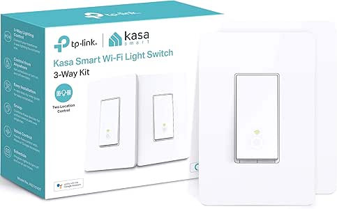 Kasa Smart WiFi Light Switch, 3-Way Kit by TP-Link, Works with Alexa ...