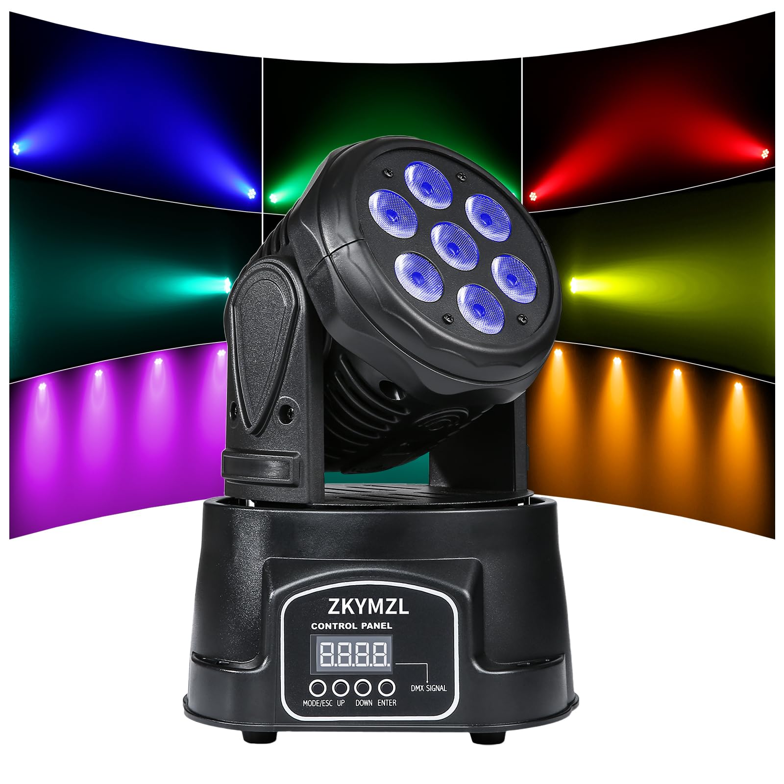 Mua ZKYMZL Moving Head Light 7x12W LED RGBW (4 in 1) Color Lighting ...