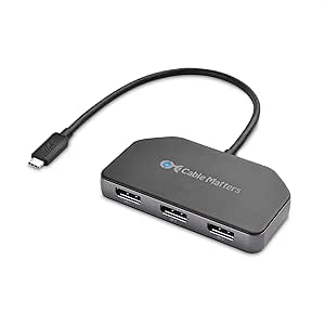 Amazon.com: Cable Matters Triple Monitor USB C Hub with 3X DisplayPort ...