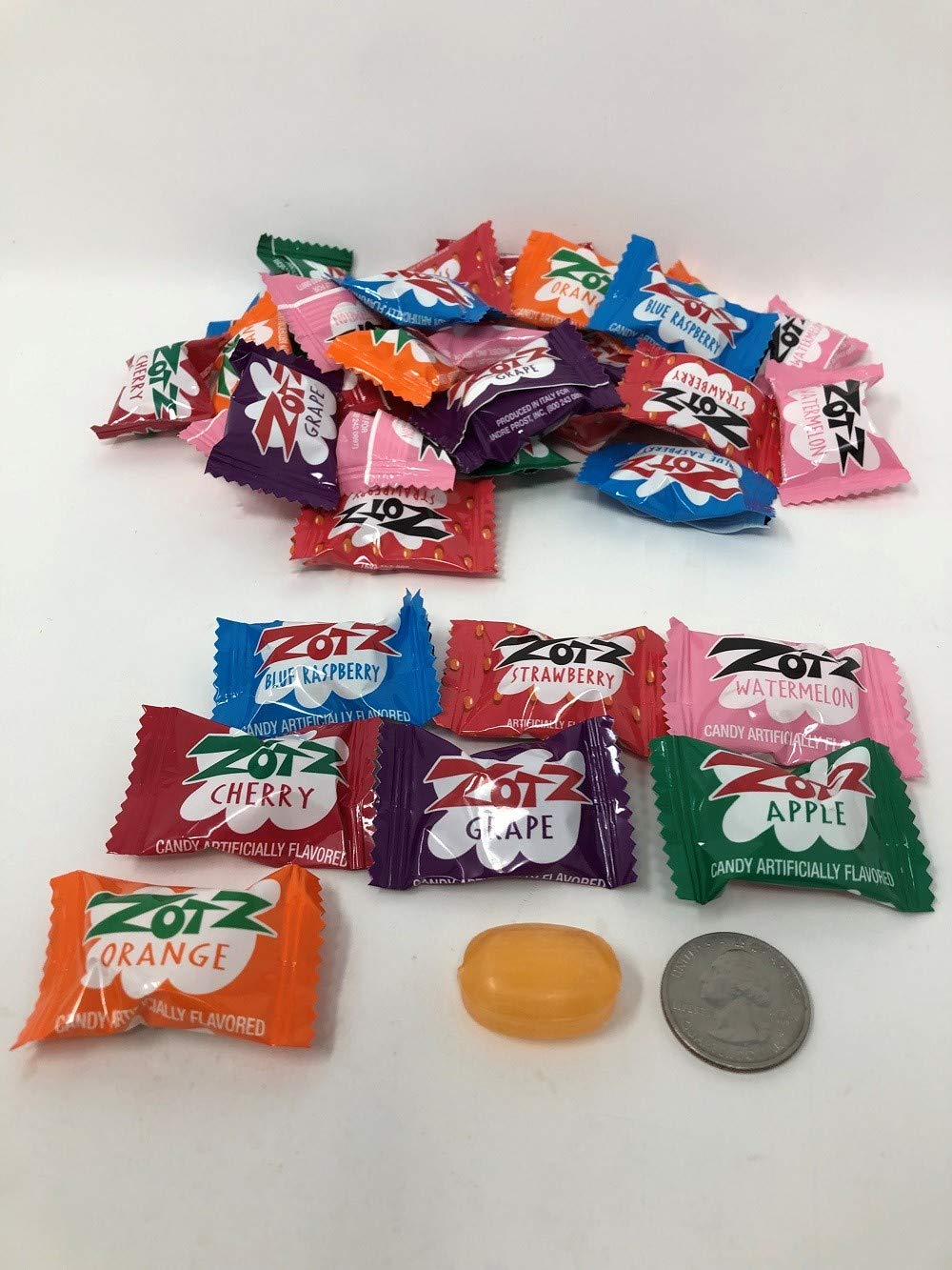 Amazon.com : Zotz Candy Bulk Zotz Assorted Sour Candy 1 pound : Grocery ...