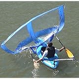 Amazon.com : Harmony Upwind Kayak Sail and Canoe Sail Kit (Red ...