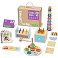 Amazon.com: TOOKYLAND Montessori Toys for 1 2 3 Year Old, 8 in 1 ...