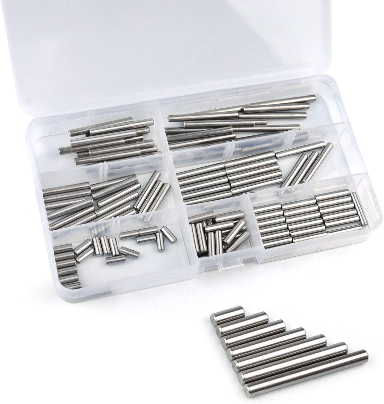 Amazon.com: 120 Pieces Diameter 4mm Dowel Pin Stainless Steel Shelf ...